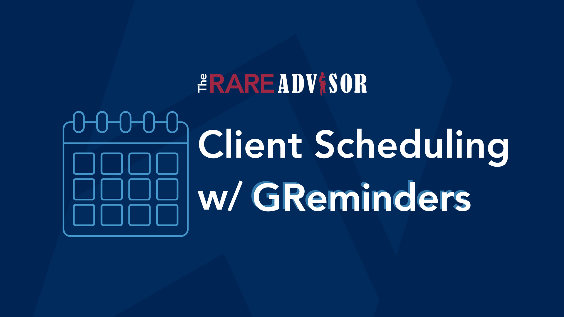 Stop Wasting Time: Automate Your Client Scheduling with GReminders